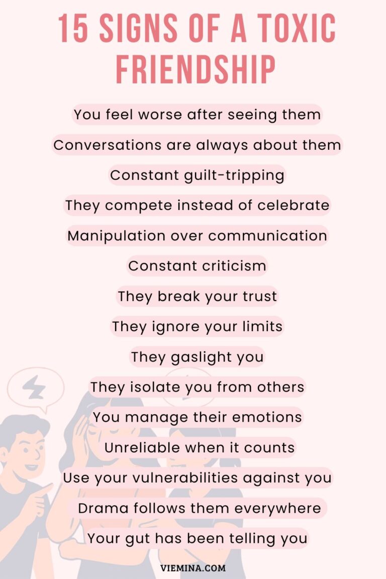 15 Signs of a Toxic Friendship and How to End It